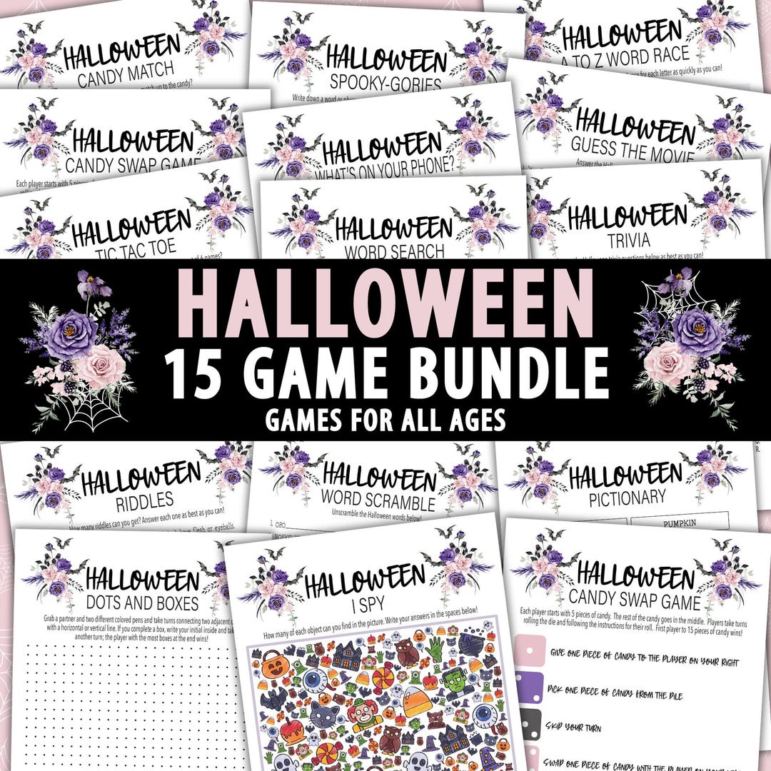 Spooky Halloween Game Bundle | Halloween Find the Hidden Objects Game ...