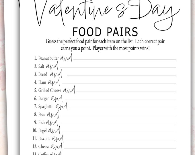 Valentines Left Right Game, Printable Group Valentines Game, Easy ...