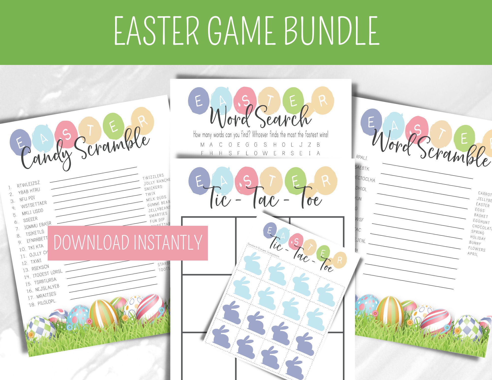Easter Printables Fun Easter Party Games for Kids Easter Games ...