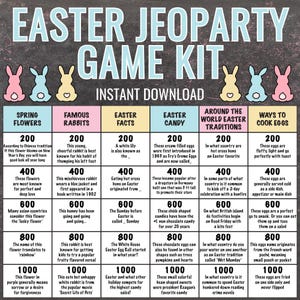 Mega Instant Download Easter Game Bundle for Easter Family Gathering ...