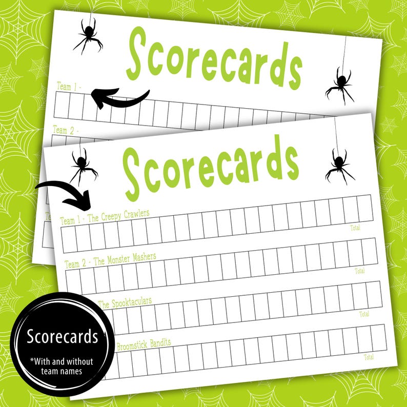 Spooky Halloween Pictionary Game | Halloween Office Party Game ...