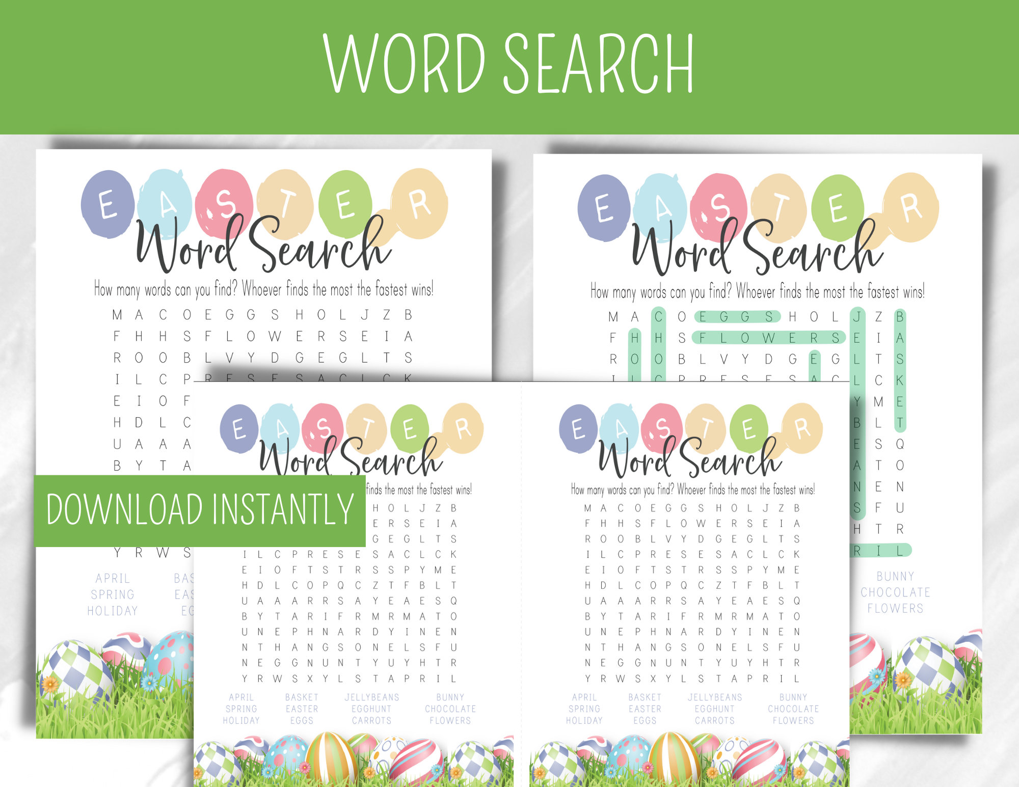 Easter Printables Fun Easter Party Games for Kids Easter Games ...