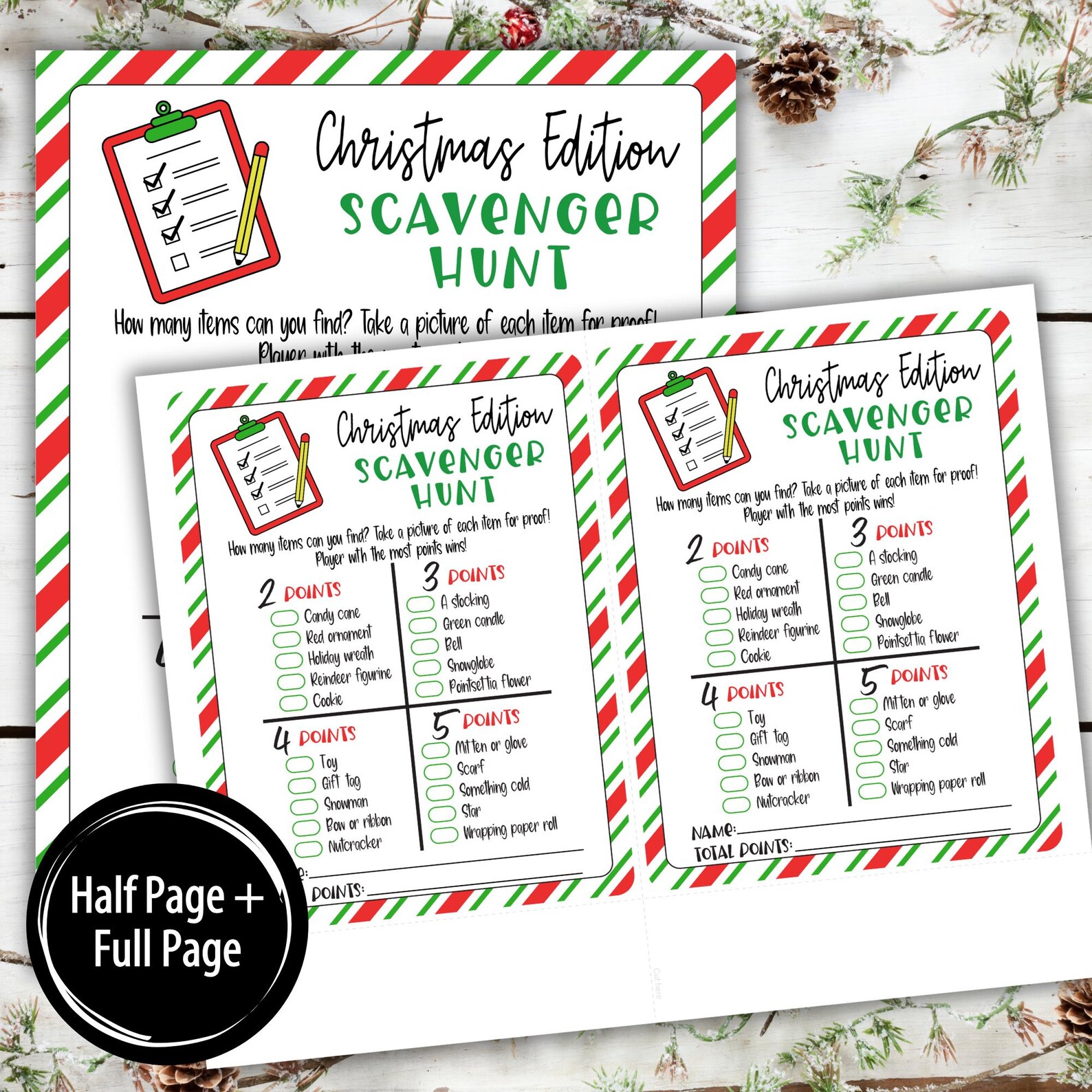 Printable Christmas Scavenger Hunt – Fun for All Ages| DIY Christmas ...