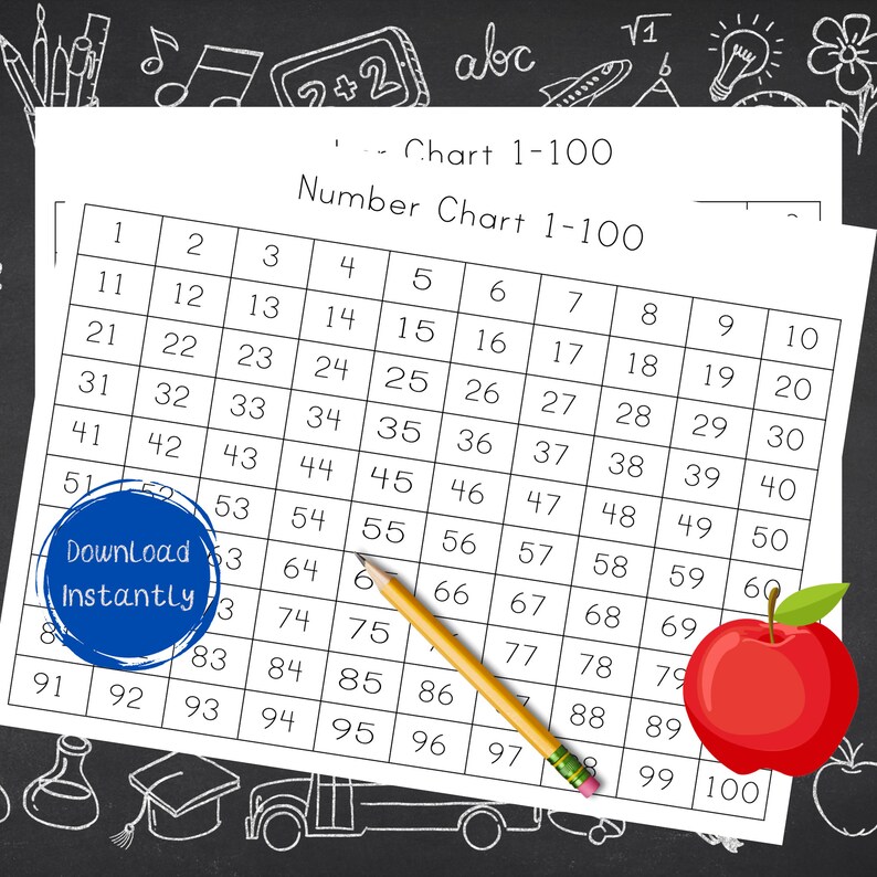 Counting to 100 | Learning to Count | Number Printable | Counting ...
