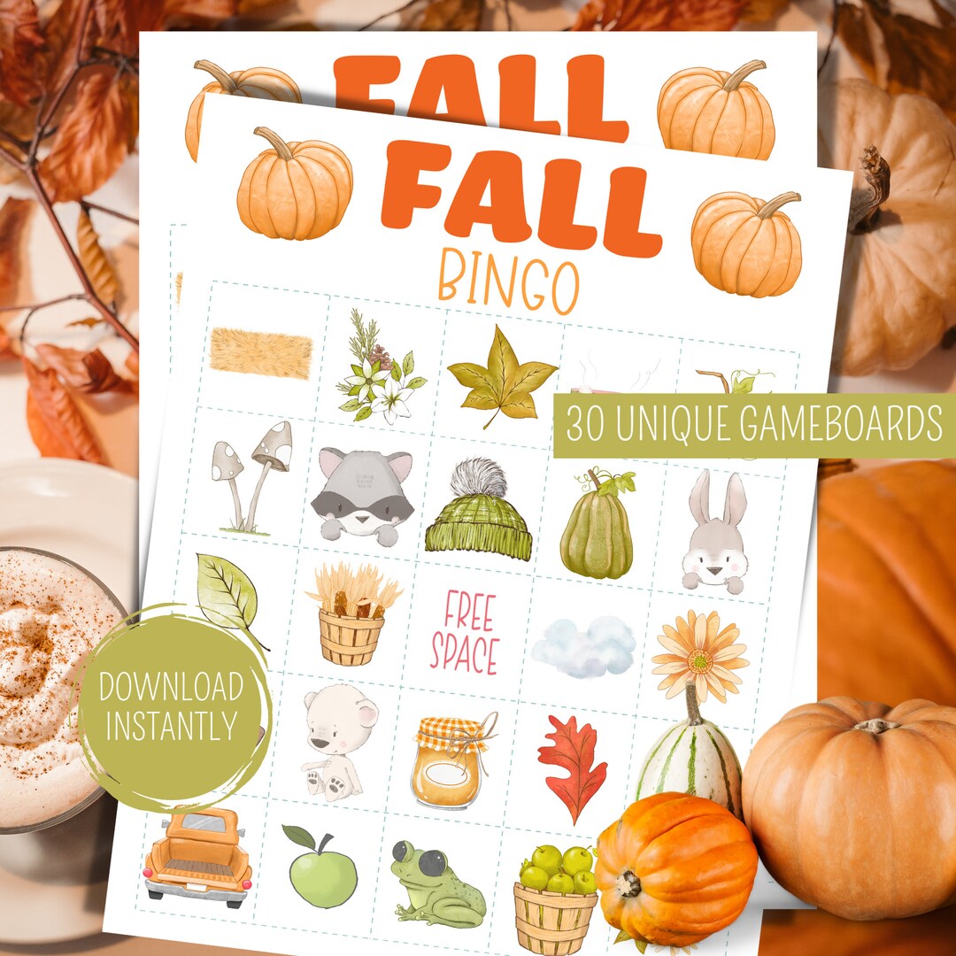 Printable Bingo Classroom Bingo Homeschool Bingo Fall Bingo Classroom ...