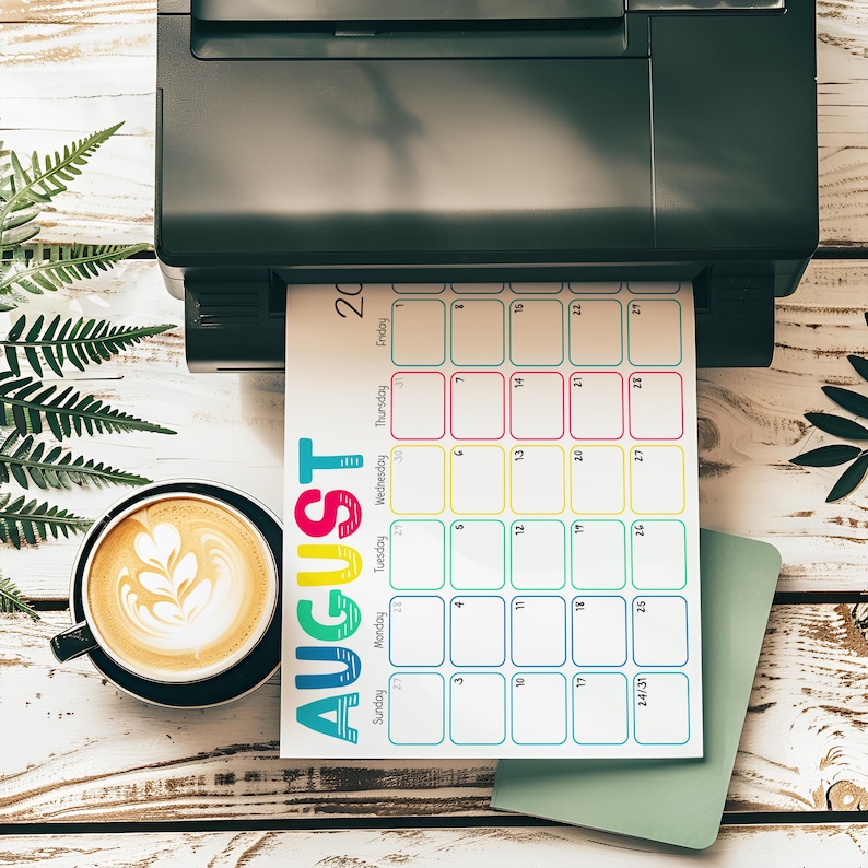 Printable Editable Kids Summer Calendar | Kids Summer Calendar | Kids ...