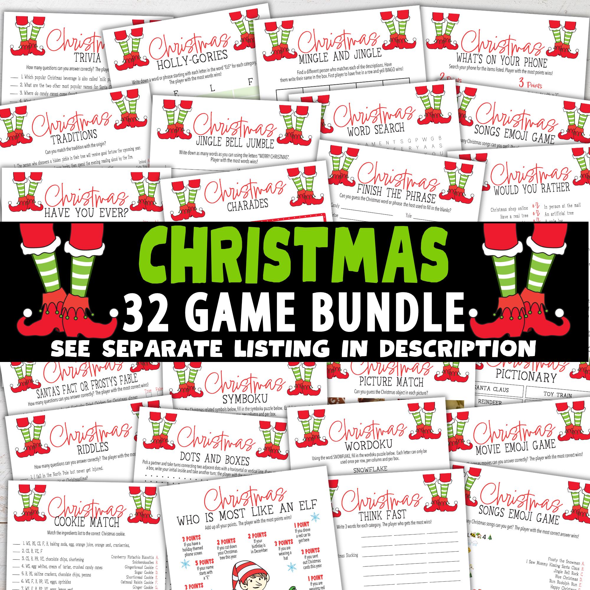 Christmas Word Game | How Many Words Can You Spell | Holiday Office ...