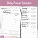2024-2025 Printable Calendar Template Editable Family Organizer Monthly ...
