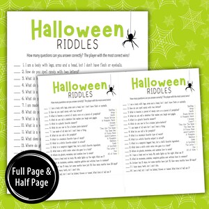 Halloween Riddles Game | Halloween Office Party Riddles Game ...