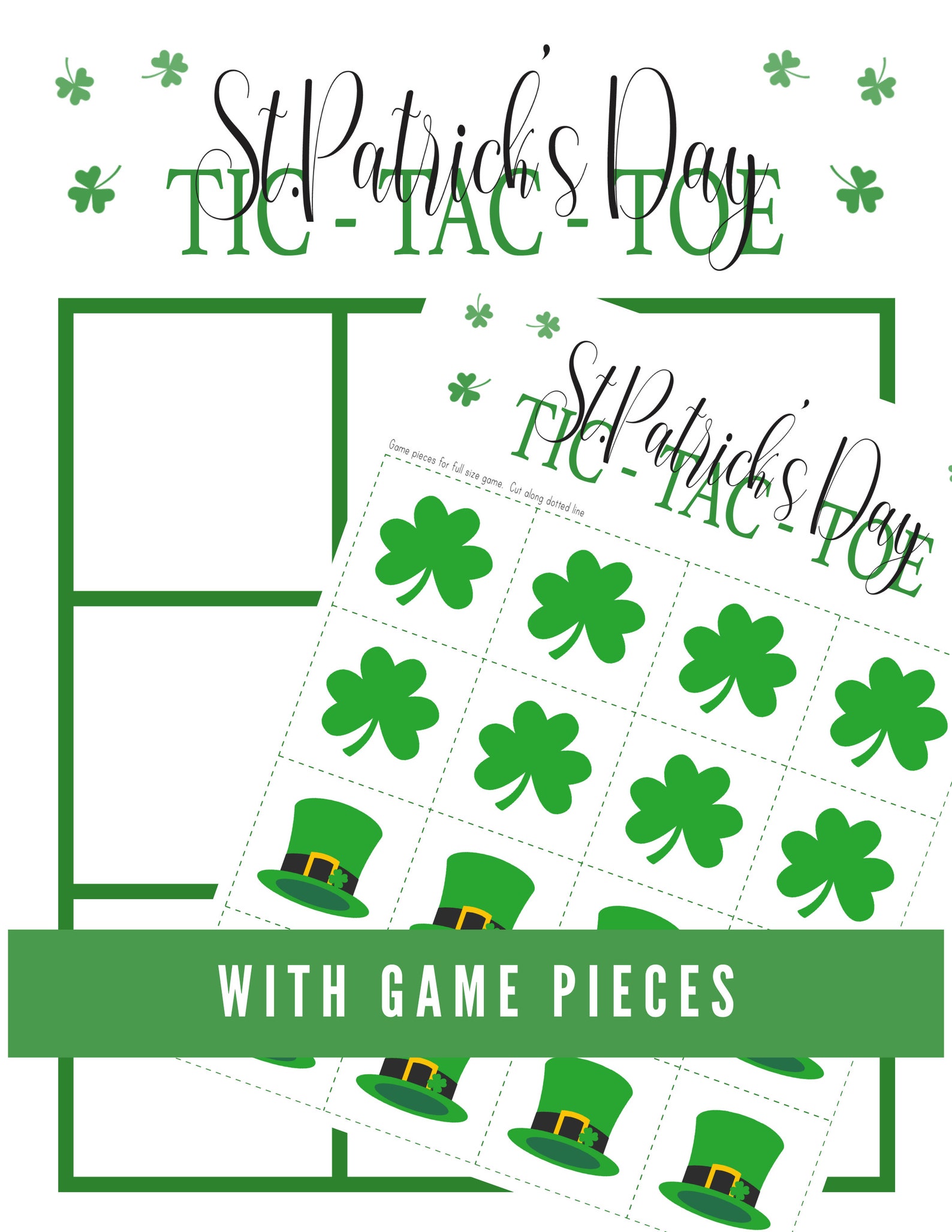 St Patricks Day Tic-tac-toe St Patricks Day Games St Patricks Day Tic ...