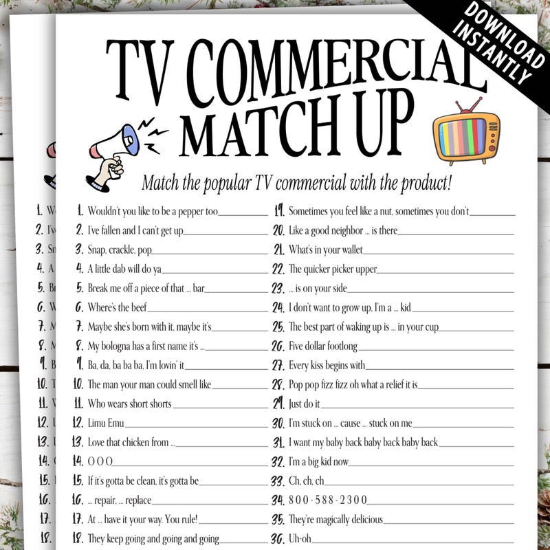 The Match Game Logo - Etsy