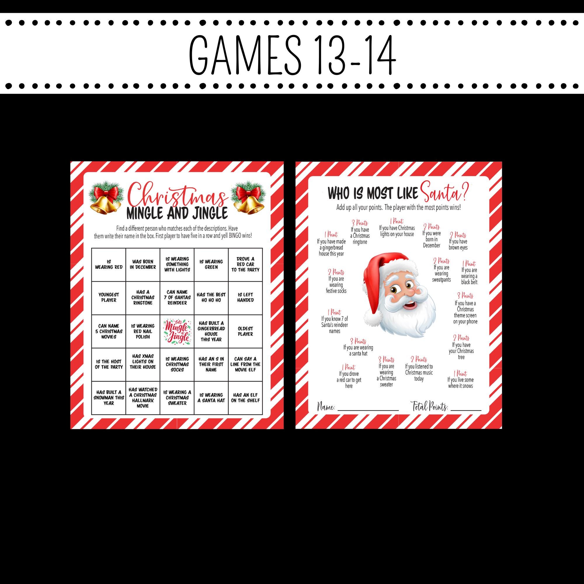 Christmas Game Bundle Office Party Christmas Games Family Christmas ...