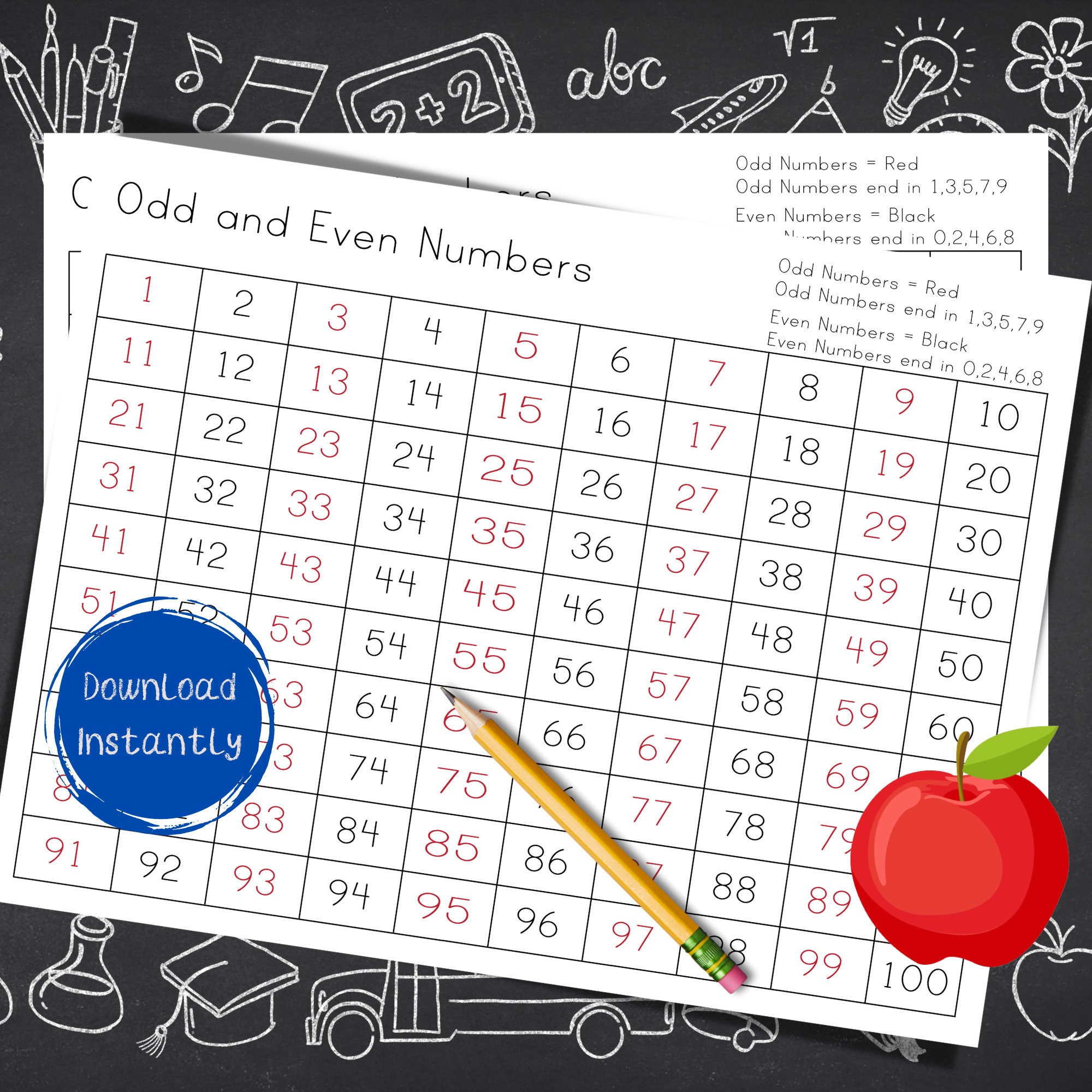 Counting to 100 Learning to Count Number Printable Counting Printable ...