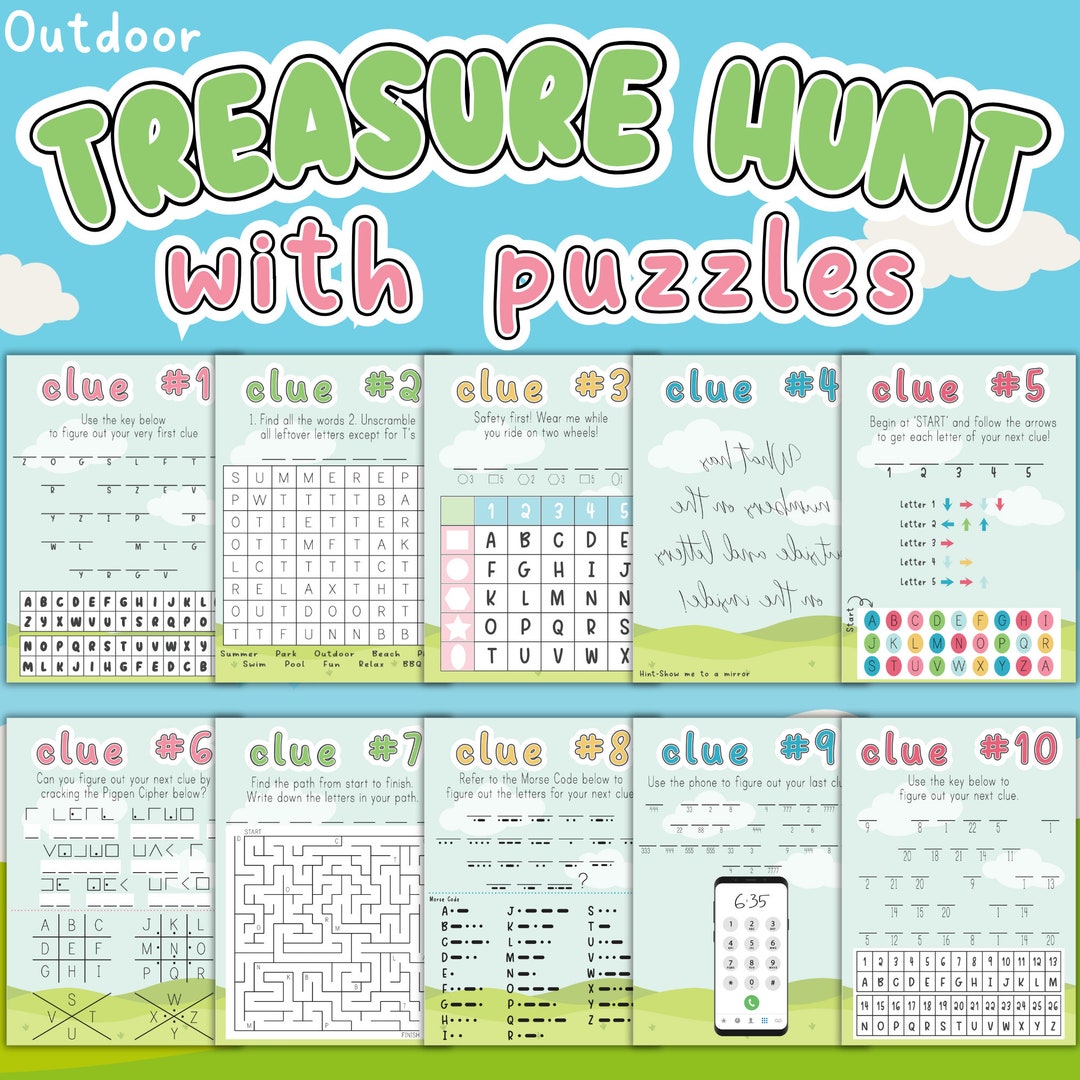 Fun Outdoor Treasure Hunt - Perfect Graduation or Birthday Gift for ...