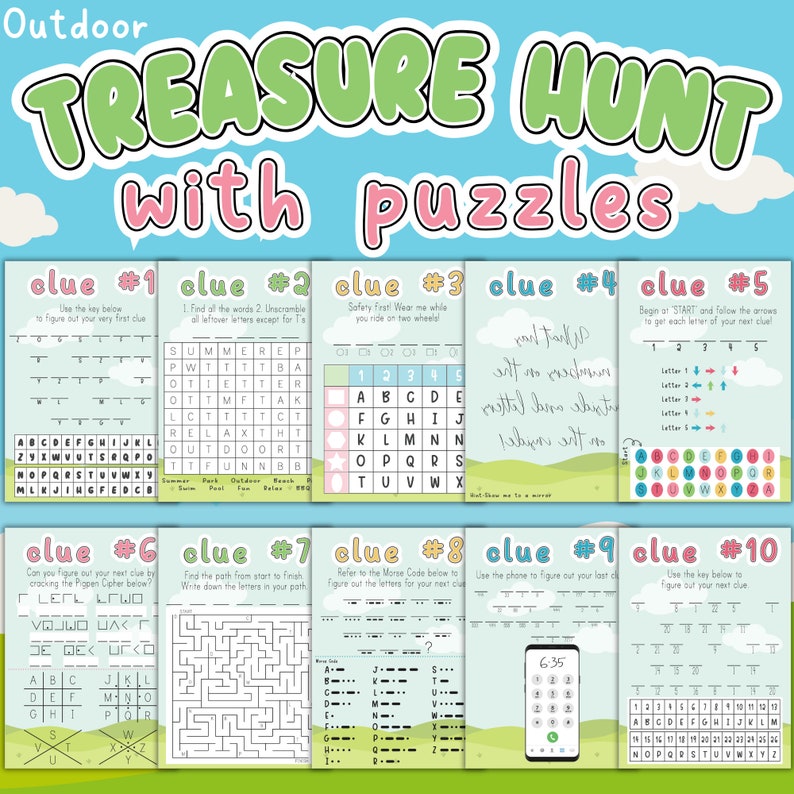 Fun Outdoor Treasure Hunt - Perfect Graduation or Birthday Gift for ...