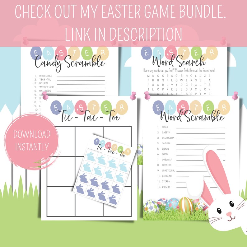Printable Games Easter Tic-tac-toe Easter Games Easter Day Tic Tac Toe ...