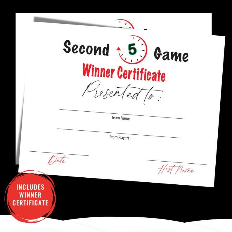 Christmas 5 Second Game Office Party Christmas Game Family Christmas ...