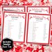 Valentines Food Pairs Matching Game | Valentines Party Games | Holiday ...