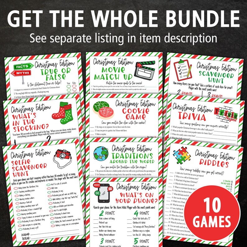 Printable Christmas Scavenger Hunt – Fun for All Ages| DIY Christmas ...
