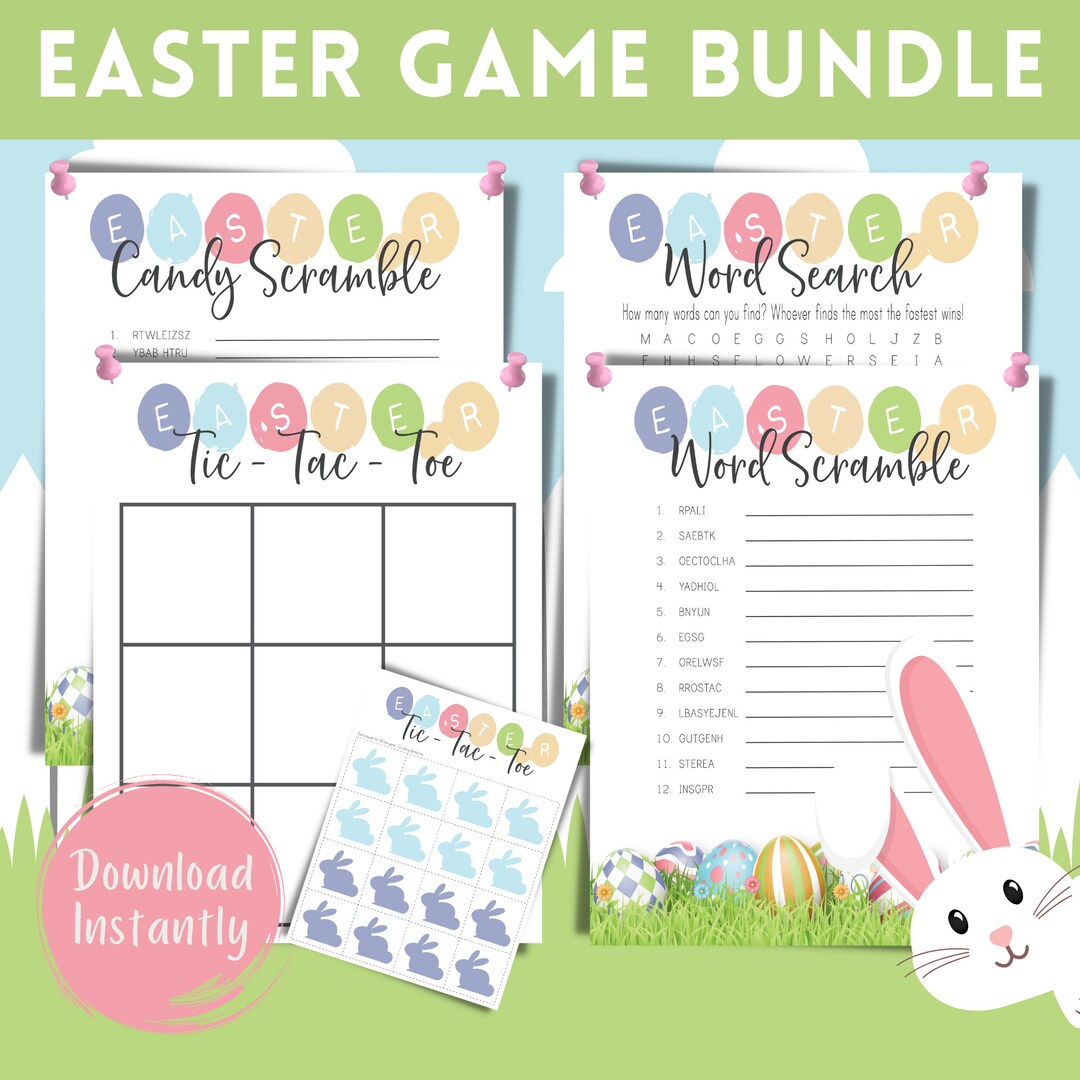 Easter Printables Fun Easter Party Games for Kids Easter Games ...