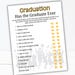 Editable Has the Graduate Ever Game Printable Graduation Party Activity ...