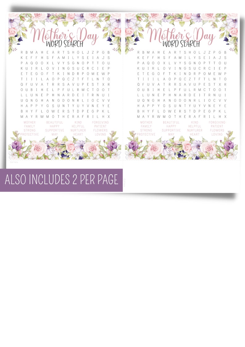 Mother's Day Games Mother's Day Games Printable - Etsy