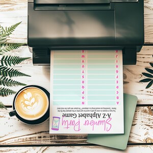 Fun Printable Slumber Party A to Z Alphabet Game | Girl Teen or Tween ...
