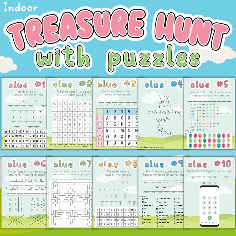 Fun Indoor Treasure Hunt Perfect Graduation or Birthday Gift for Teens ...
