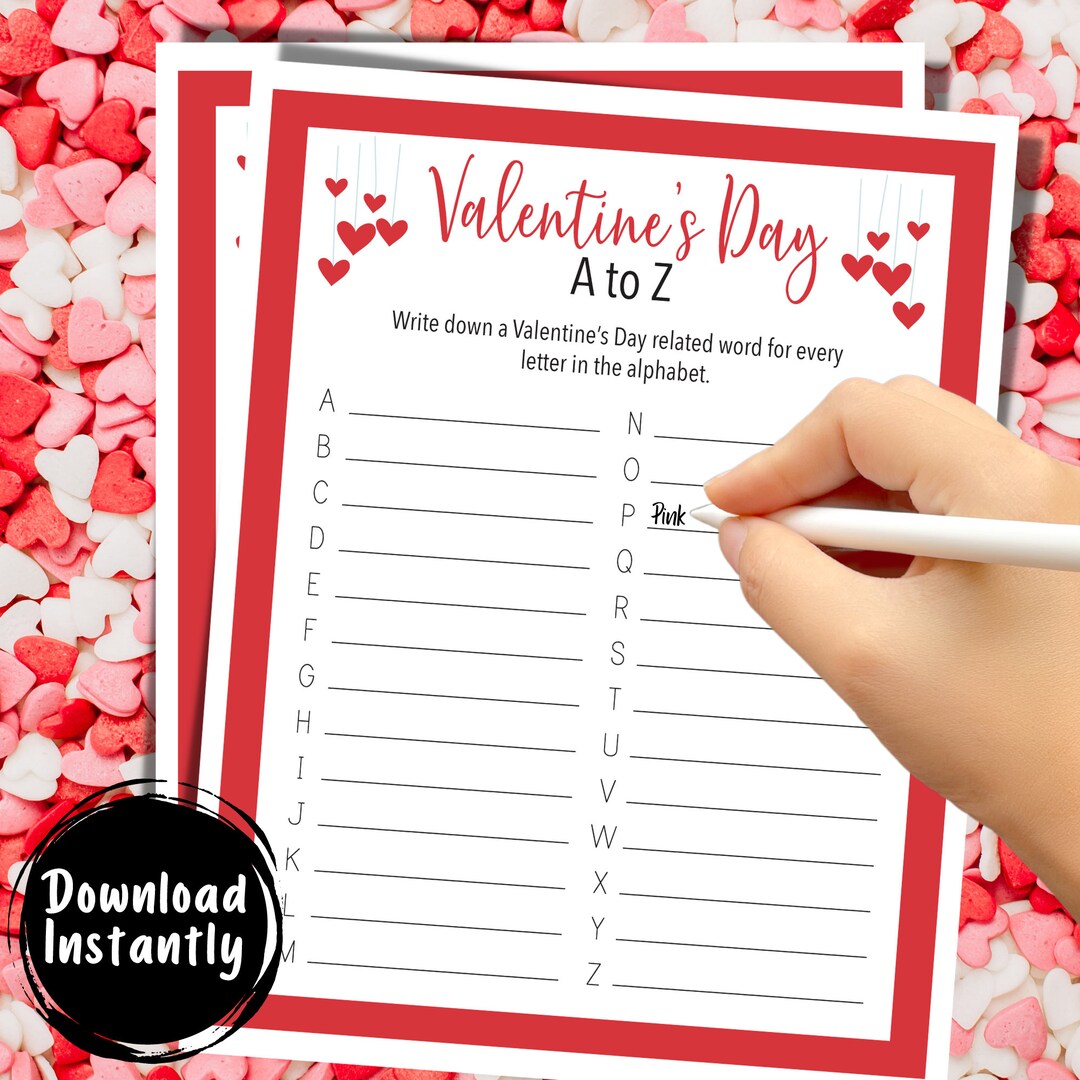 Valentines Day Games | Valentines Printable | Printable Valentines Day ...