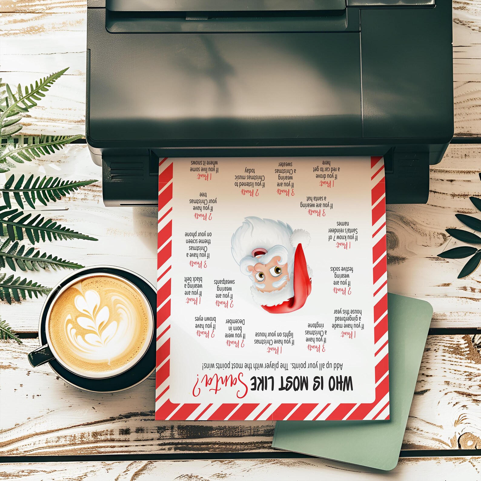 Christmas Who is Most Like Santa Game for Office Party | Family ...