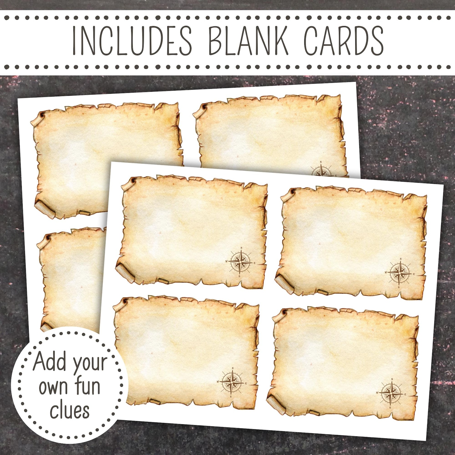 Ahoy! Printable Pirate Adventure Themed Outdoor Scavenger Hunt Game ...