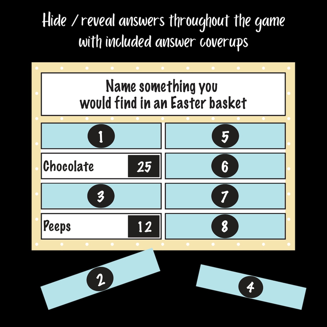 Easter Friendly Feud Game Classroom Easter Party Game Easter Family ...