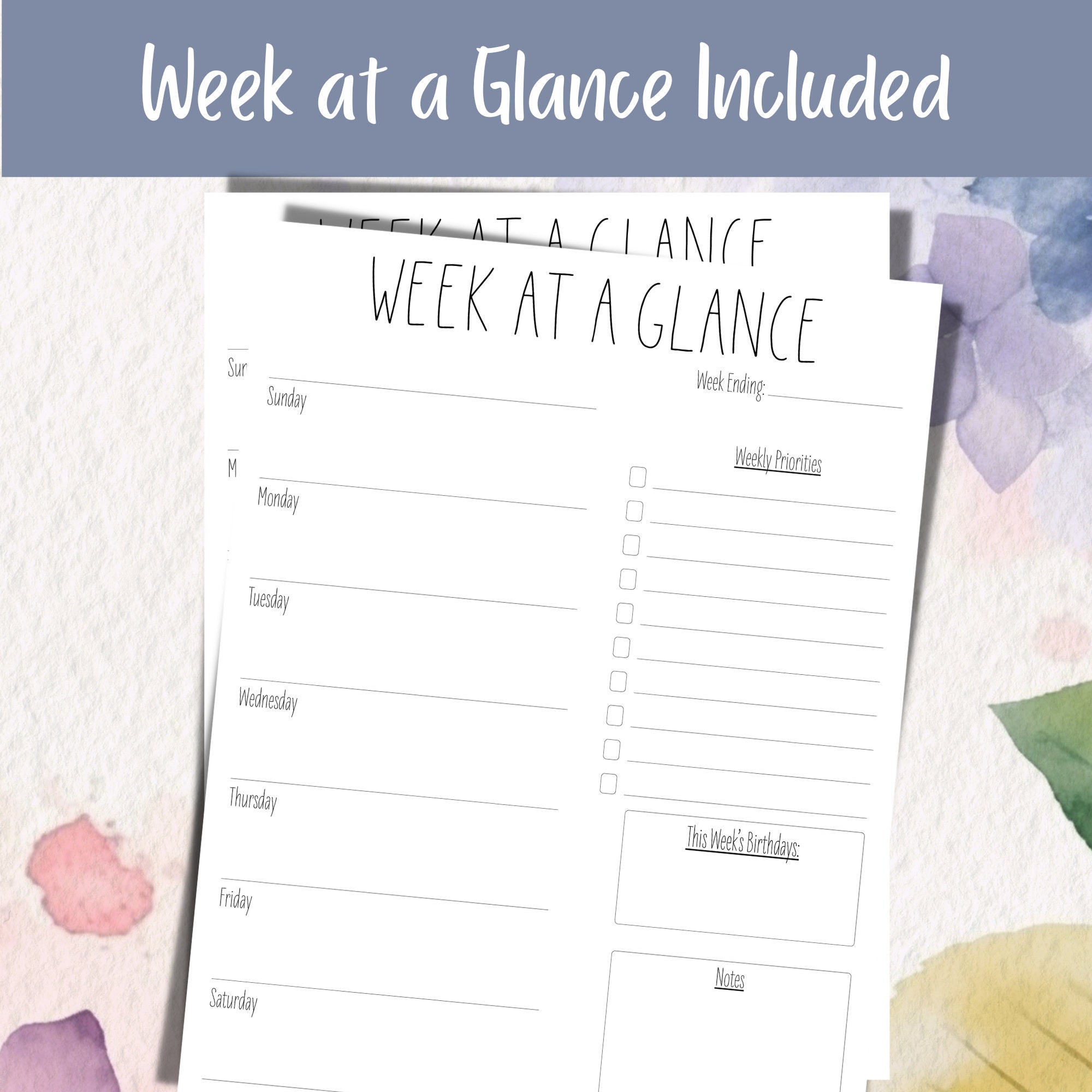 2026 Printable Calendar | Fillable Calendar | Family Organizer | Family ...