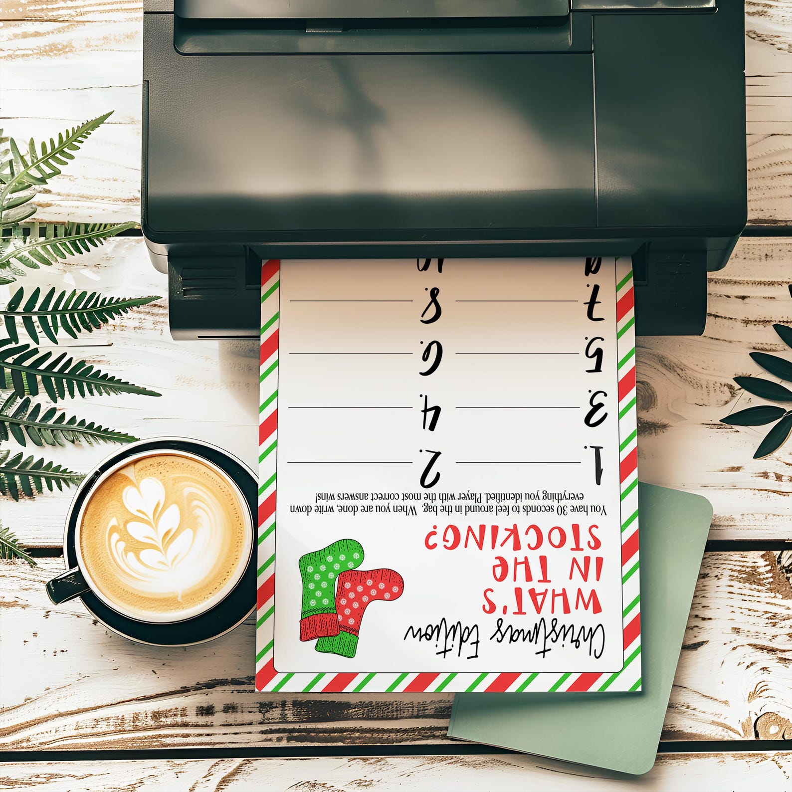 Christmas Whats in the Stocking Game | Christmas Party Instant Download ...