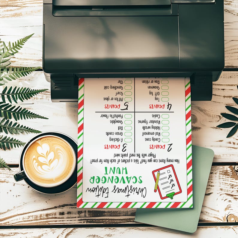 Printable Christmas Scavenger Hunt – Fun for All Ages| DIY Christmas ...