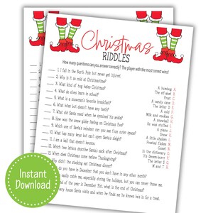 Fun Christmas Riddles | Holiday Office Party Games | Christmas ...