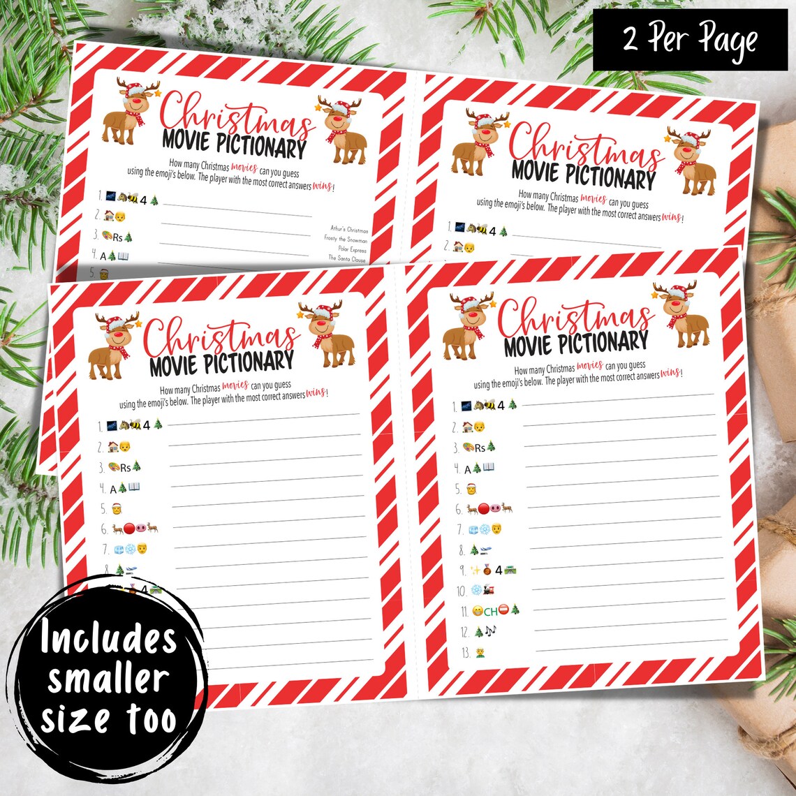 Christmas Movie Emoji Game, Christmas Movie Emoji Pictionary, Emoji ...