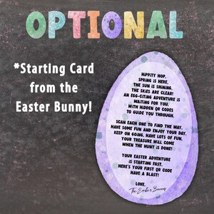 Indoor and Outdoor Easter Egg Hunt With QR Codes | Printable Easter ...