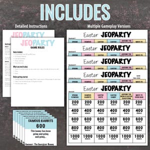 Mega Instant Download Easter Game Bundle for Easter Family Gathering ...