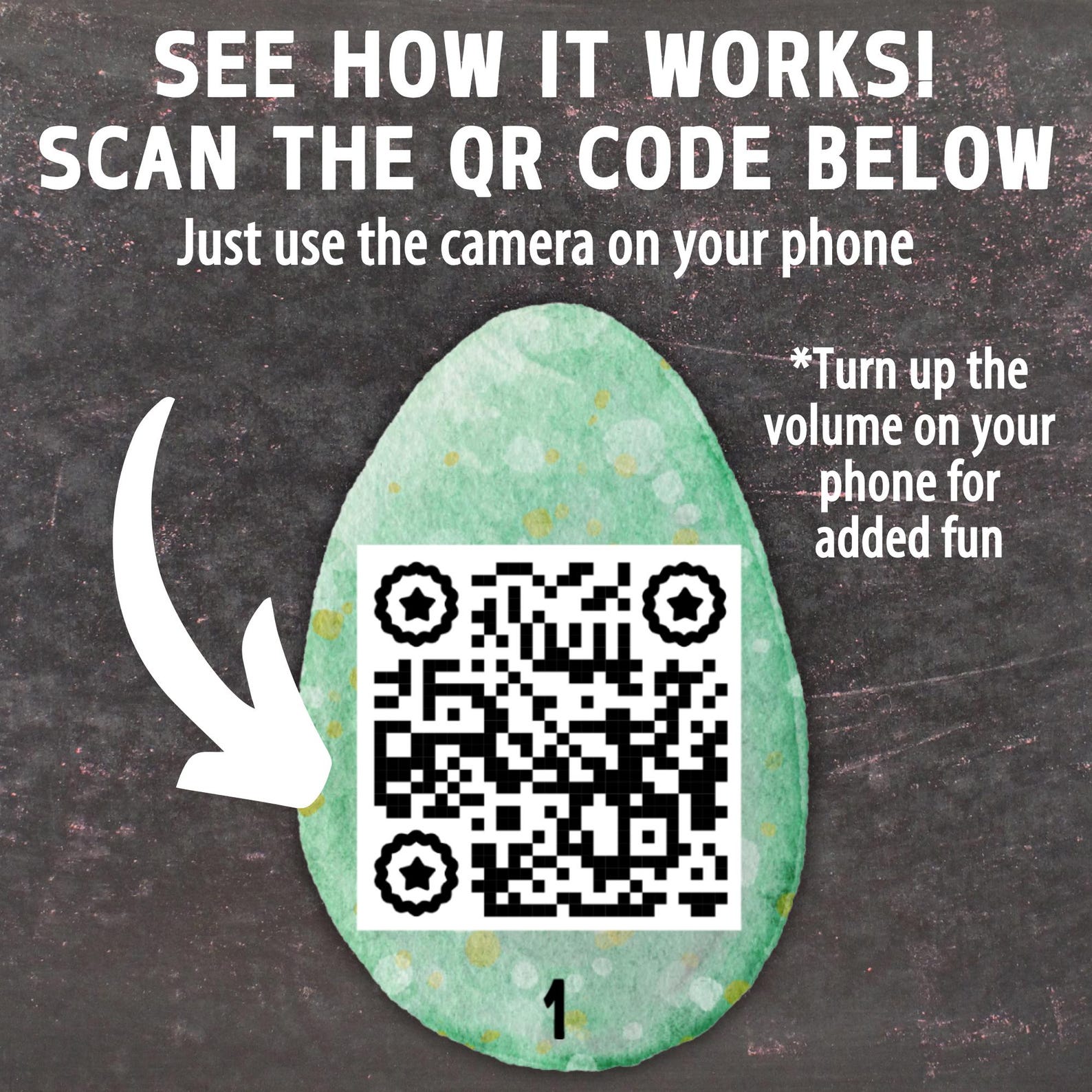 Indoor and Outdoor Easter Egg Hunt With QR Codes | Printable Easter ...