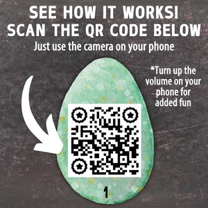 Indoor and Outdoor Easter Egg Hunt With QR Codes | Printable Easter ...