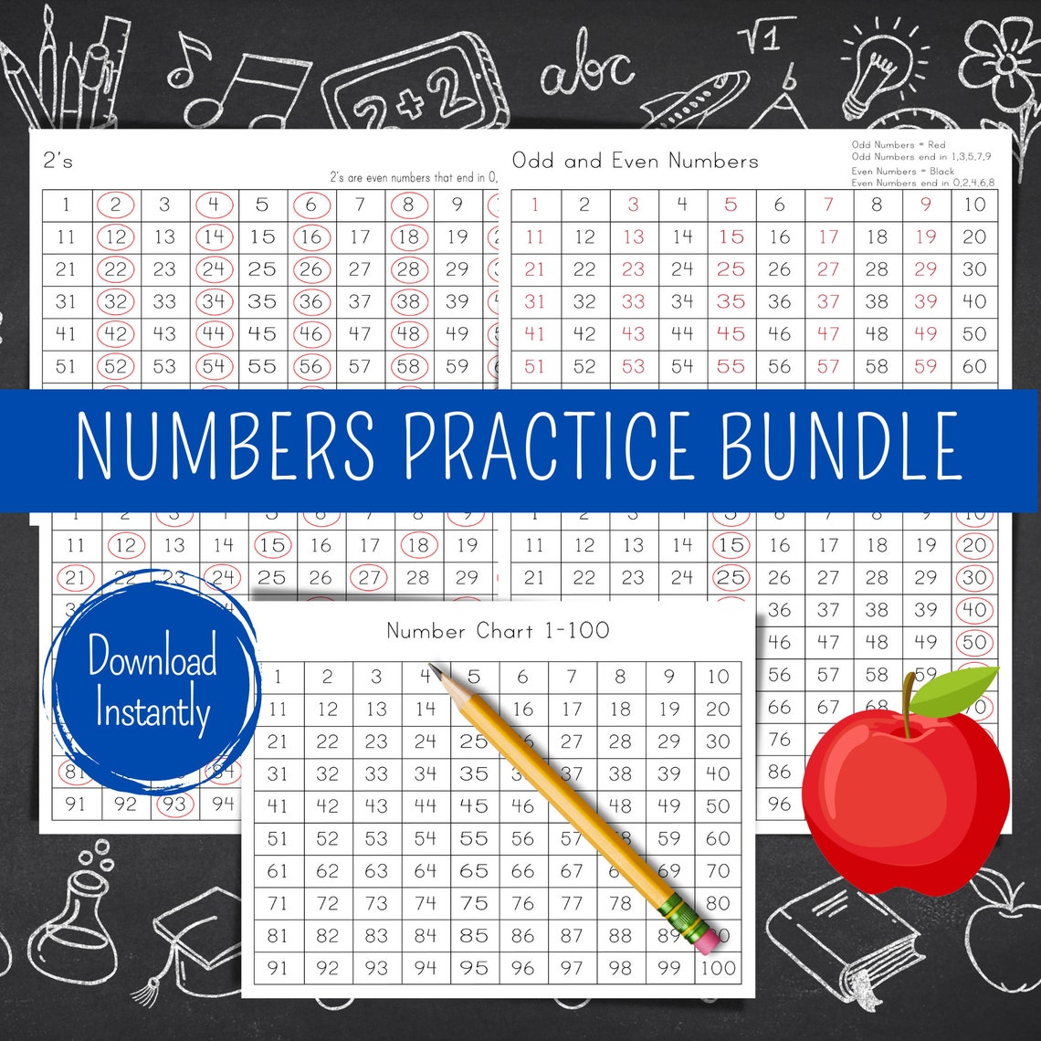 Counting to 100 | Learning to Count | Number Printable | Counting ...