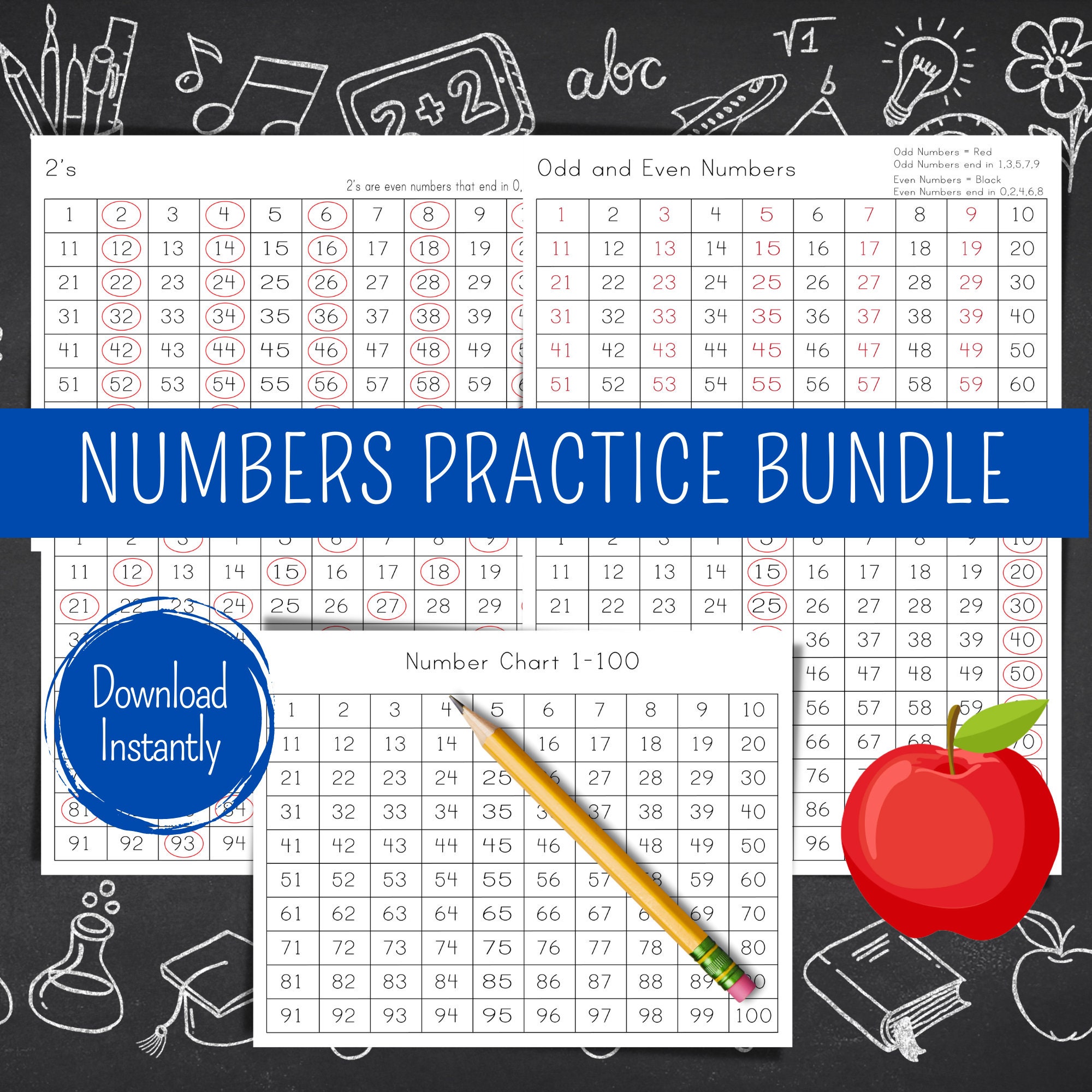 Counting to 100 | Learning to Count | Number Printable | Counting ...