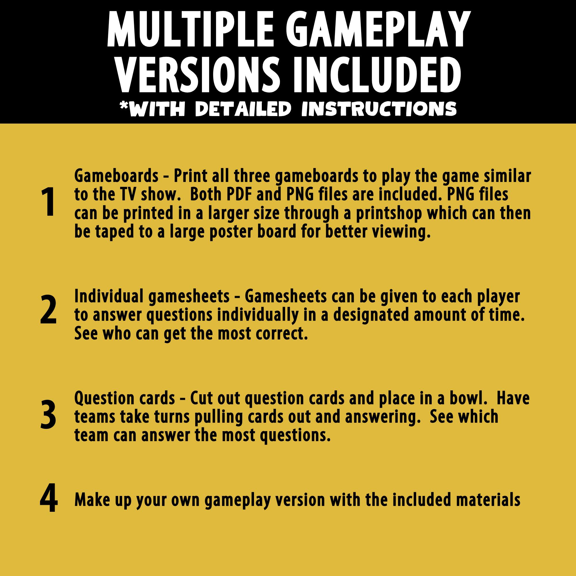 2025 New Years Jeoparty Game Gold | New Years Office Party Game ...
