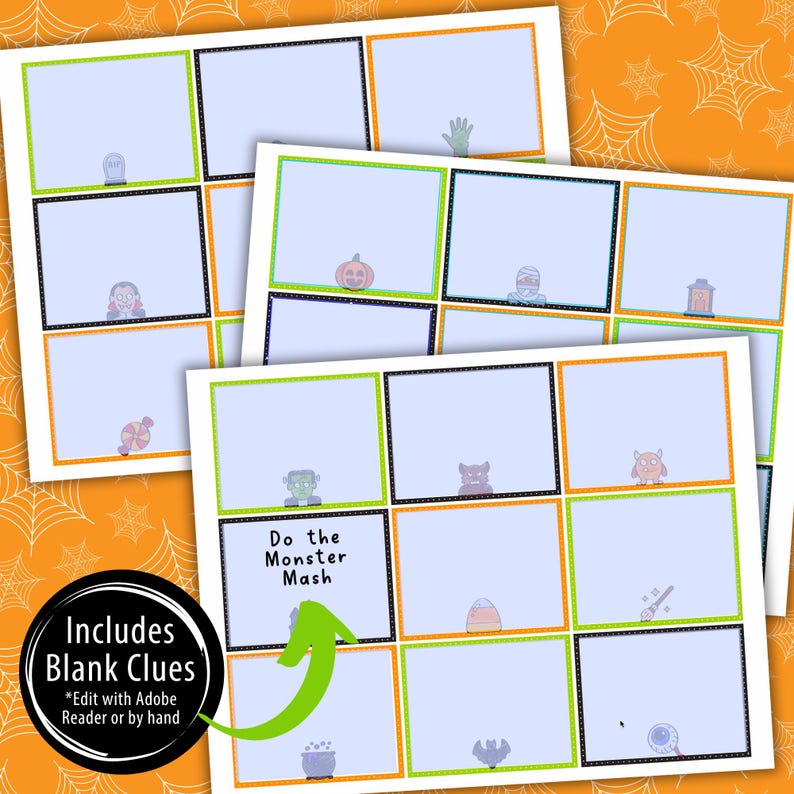 Indoor Halloween Treasure Hunt for Kids | Halloween Scavenger Hunt With ...