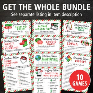 Christmas Edition True or False Game | Holiday Christmas Office Party ...