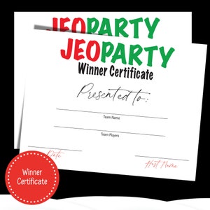 Christmas Jeopardy Game | Office Party Christmas Game | Family ...