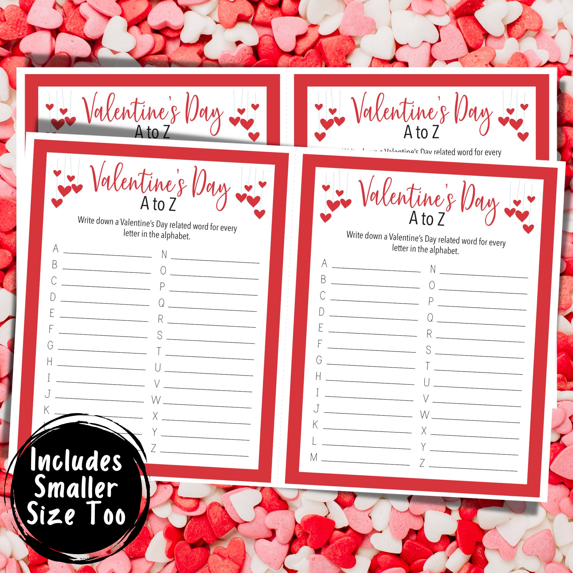 Valentines Day Games | Valentines Printable | Printable Valentines Day ...