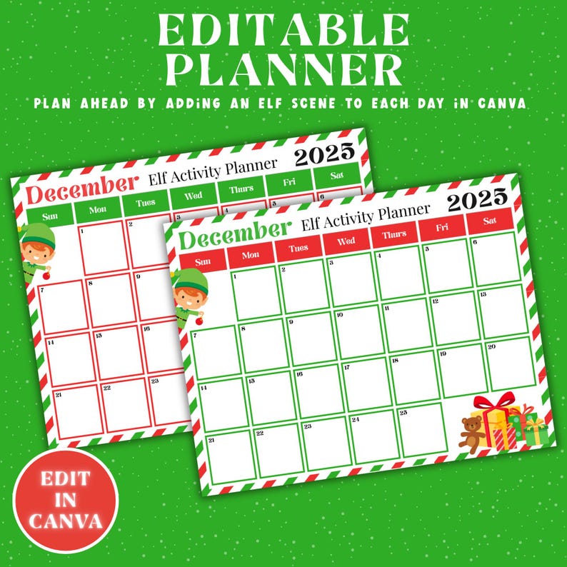 2025 Printable Christmas Elf Kit | Elf Arrival Bundle | Christmas Elf ...