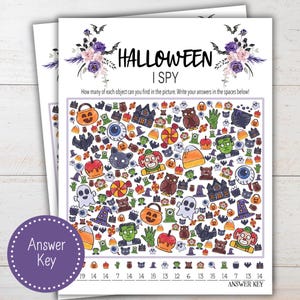 Spooky Halloween I Spy Game | Halloween Find the Hidden Objects Game ...
